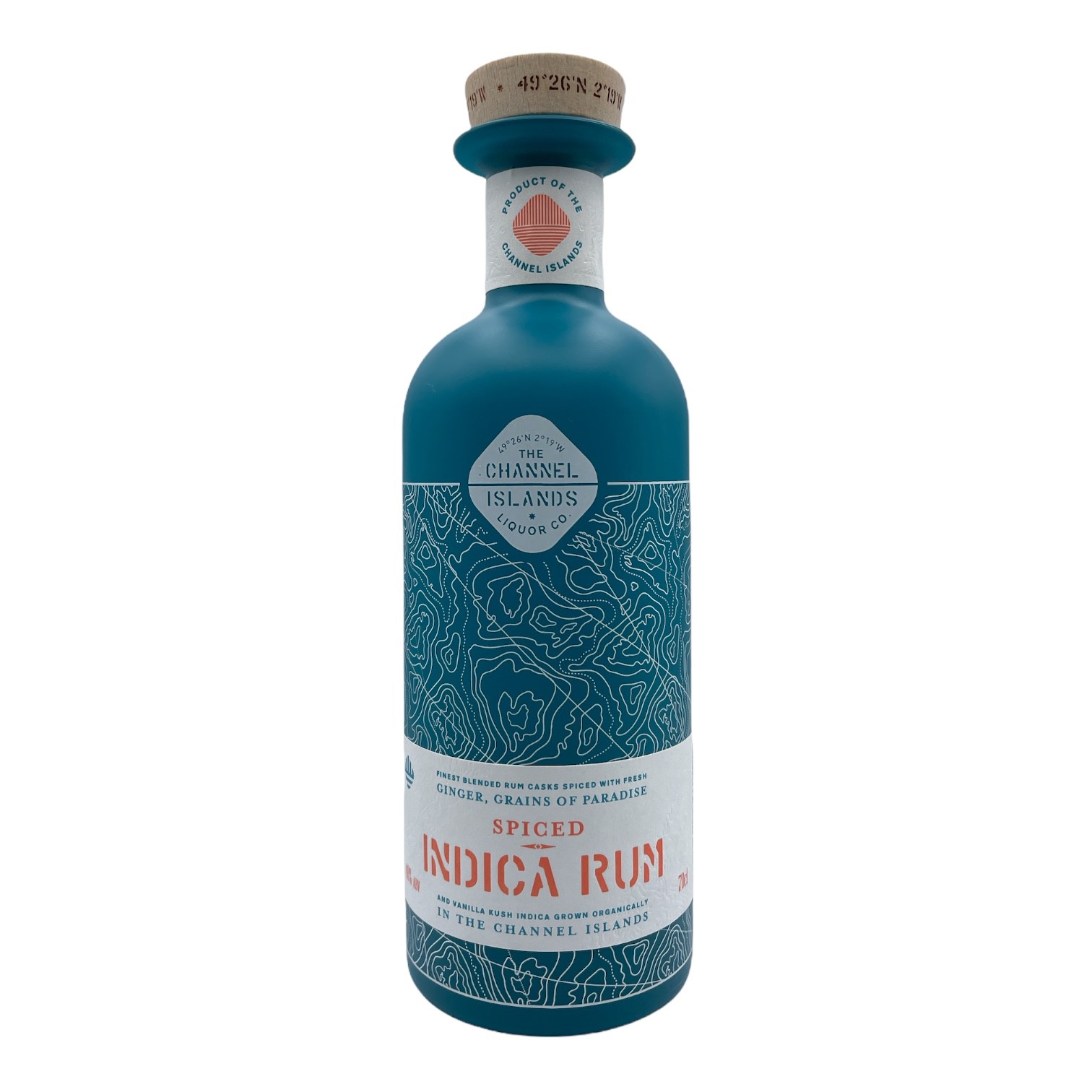INDICA Spiced Rum - Channel Islands Bottle (70cl) 40%abv - Dunells