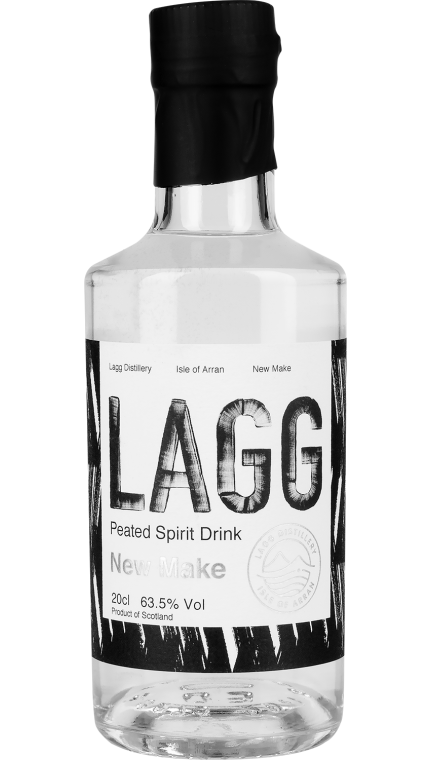 LAGG DISTILLERY New Make Isle of Arran Peated Spirit Drink Quarter ...