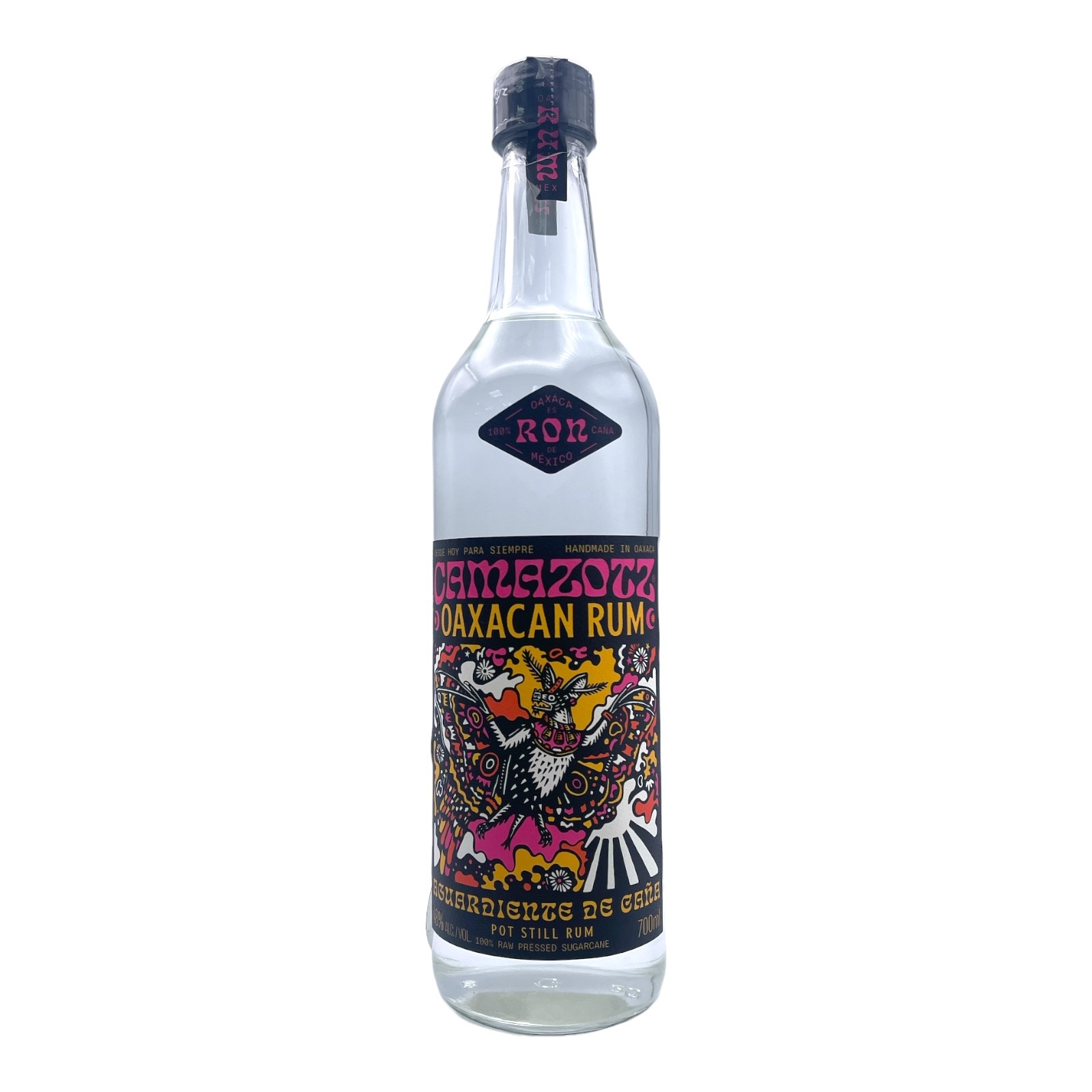 CAMAZOTZ 'Oaxacan' Sugar Cane Rum (Aguardiente de Cana) Bottle (70cl) 48%abv (los) - Dunells